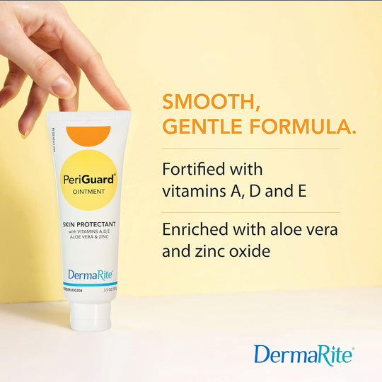 DermaRite's PeriGuard Ointment Skin Protectant - Vitamins A, D, E, Alo ...